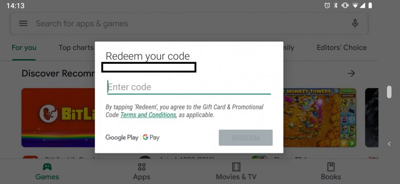 How to redeem gift cards and codes on the Google Play Store in 2024 ...