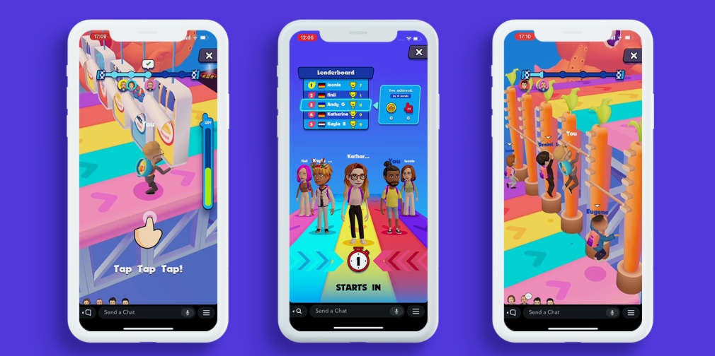 Crazy Run is a real-time multiplayer game for Snapchat that sees ...